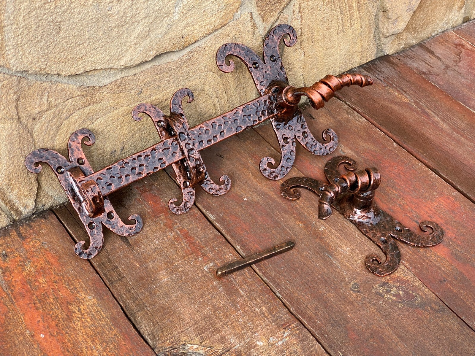 Latch Gate Shed Lock Medieval Castle Door handle Garden Christmas ...