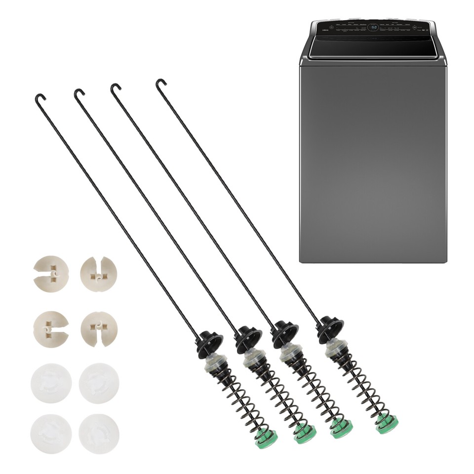 4Pcs W11130362 For Whirlpool Washer Washing Machine Suspension Rod ...