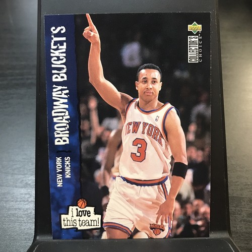 1995-96 Collector's Choice New York Knicks Basketball Card #383 John ...