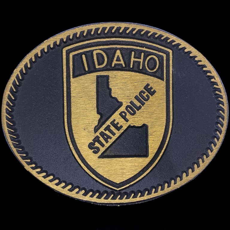 Brass Idaho State Police Trooper Highway Patrol ISP 8… - Gem