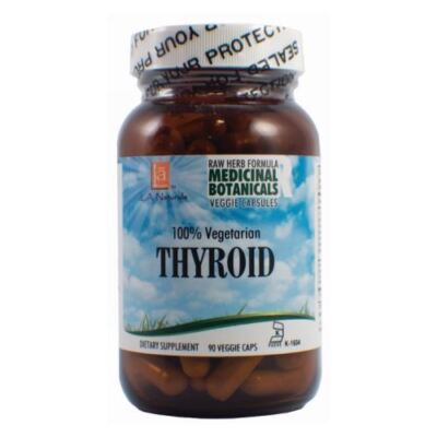 Formula Grezza Per Tiroide 90 Veg Caps Di L. A. Naturals | eBay