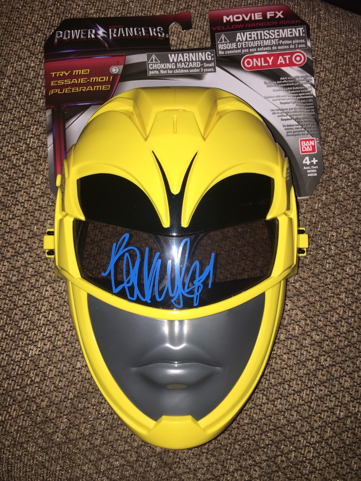 Power Rangers Super Megaforce Yellow Ranger Mask