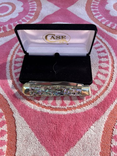 Case 2023 Beautiful Abalone Large Trapper Knife | eBay