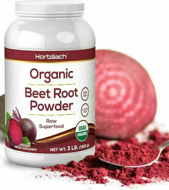 Horbaach Organic Beet Root Powder Raw Superfood - 3lb for sale online ...