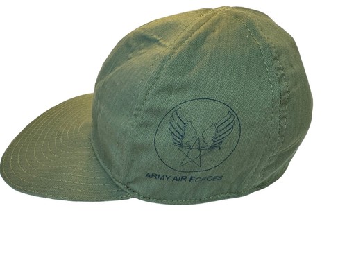 WWII USAAF A3 A-3 HBT MECHANICS CAP | eBay