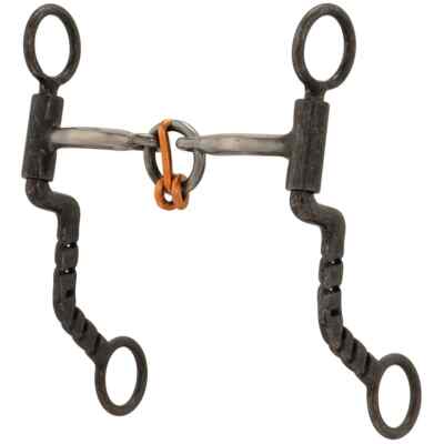 Weaver Leather KEN MCNABB BUFFED BLACK SHANK BIT w/ 5" Mouth 7" Cheeks ...