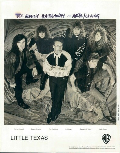 1992 Press Photo Country Band Little Texas Tim Rushlow | eBay