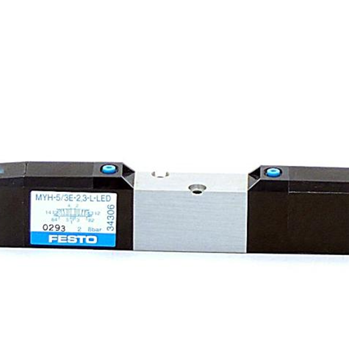 NEW FESTO MYH-5/3E-2,3-L-LED 34306 Solenoid Valve | eBay