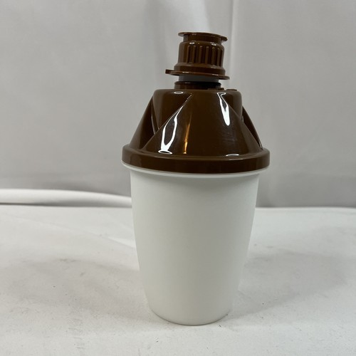 Vintage Tupperware 847-8 Mixer Shaker with Metered Flow Flip Brown Top ...