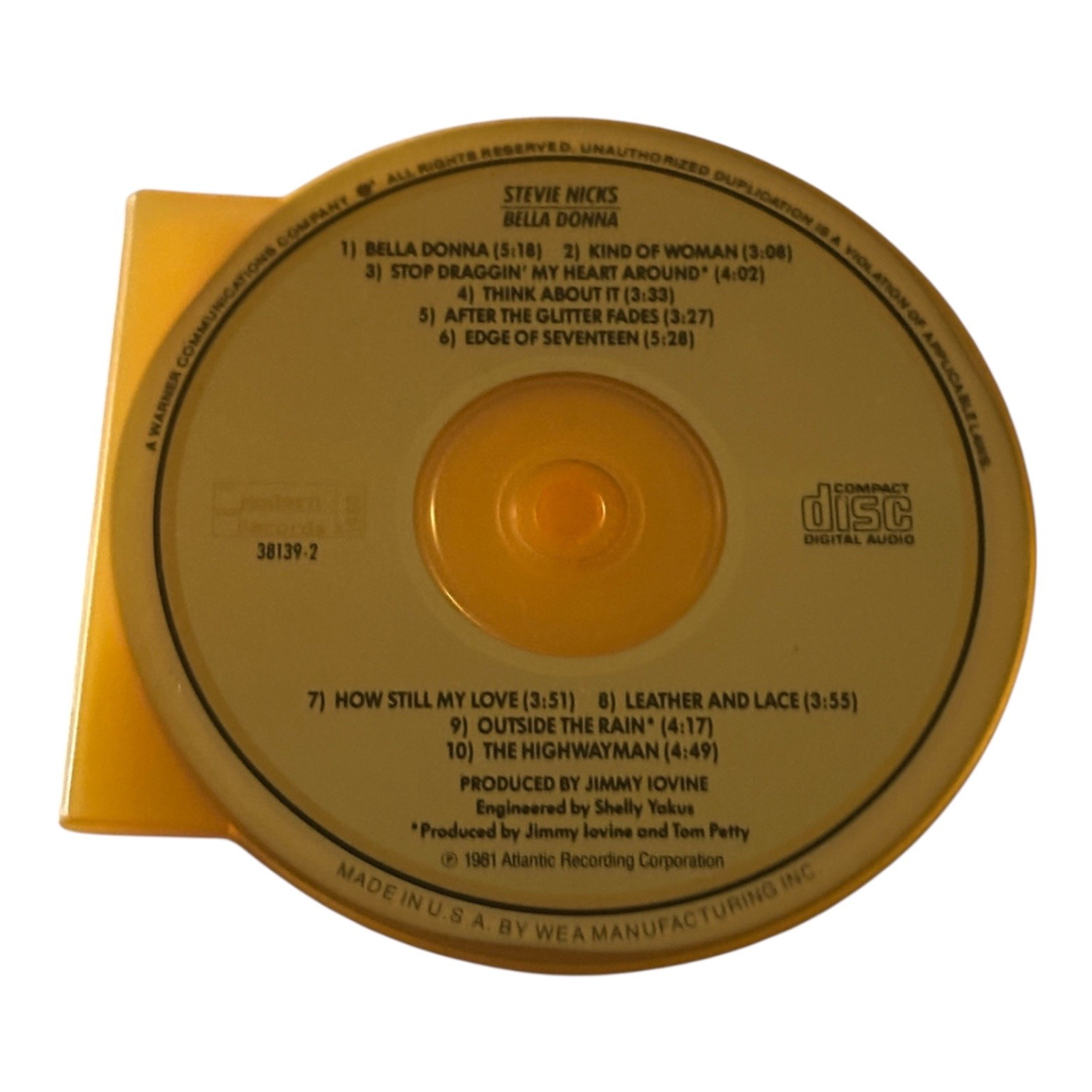 Stevie Nicks - Bella Donna CD 1981 Modern Records Rock 38139-2 | eBay