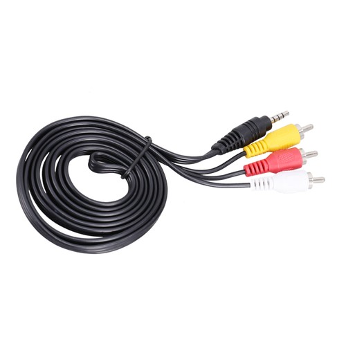 Camera Camcorder Cable Vcr Cables Video Audio Stereo to 3 Adapter ...