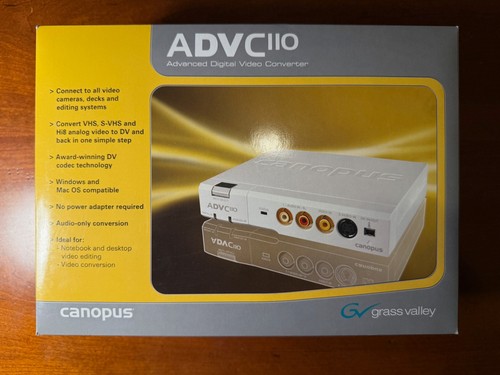 Canopus ADVC 110 Advanced Digital Video Converter | eBay