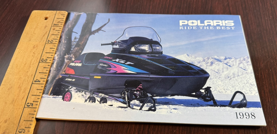 VINTAGE 1998 POLARIS SNOWMOBILE 28 PAGE BROCHURE NICE 8" X 6" (H19) | eBay