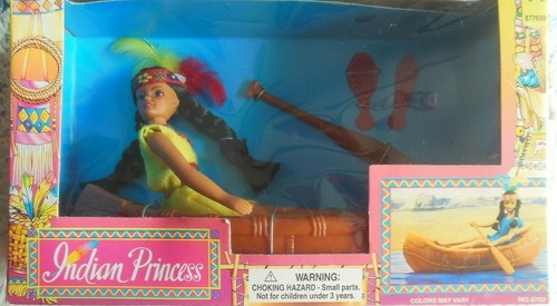 Rare vintage Indian princess canoe playset | eBay