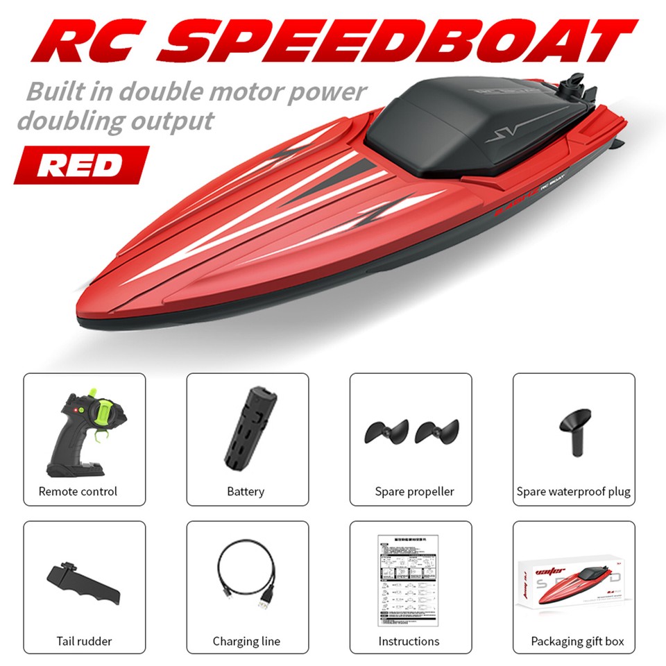 RC Boat RC Racing Boat RC Speed Boat for Lake and Pool Toys Gifts for ...