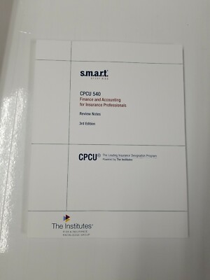 CPCU 540 Finance and Accounting for Insurance Professionals Review ...