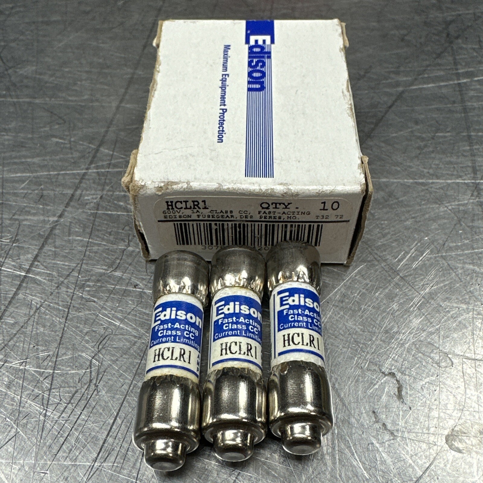 Lot of 3 Pcs - EDISON HCLR1 AMP FUSES 1AMP CLASS CC 600 VOLTS | eBay