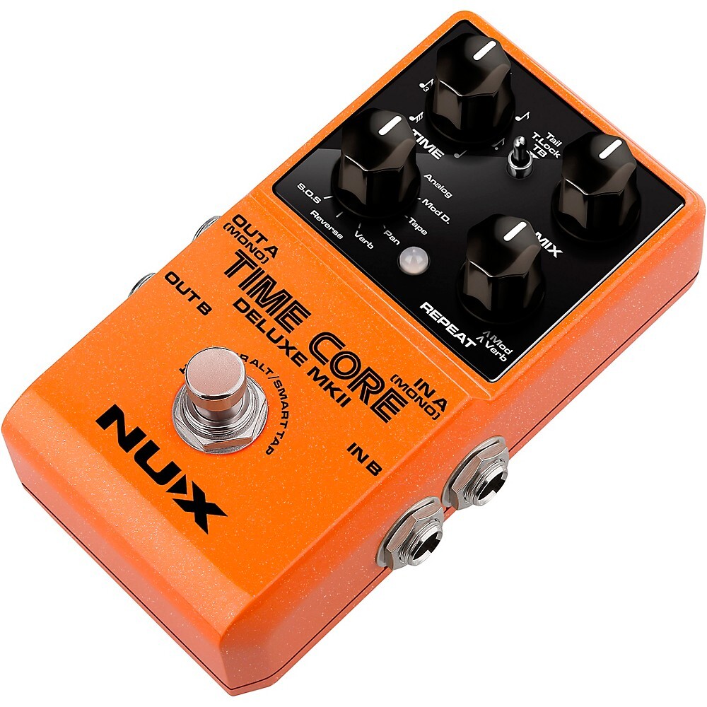 NUX+Time+Core+Deluxe+mkII+Pedal+with+7+Different+Delays+Phrase+Looper ...