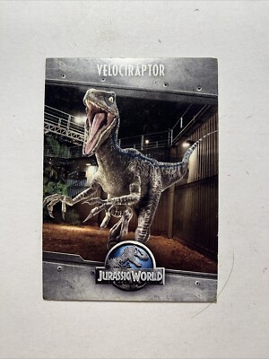 2015 Jurassic World Velociraptor Card Very Good | eBay