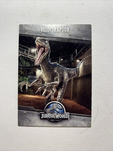 2015 Jurassic World Velociraptor Card Very Good | eBay