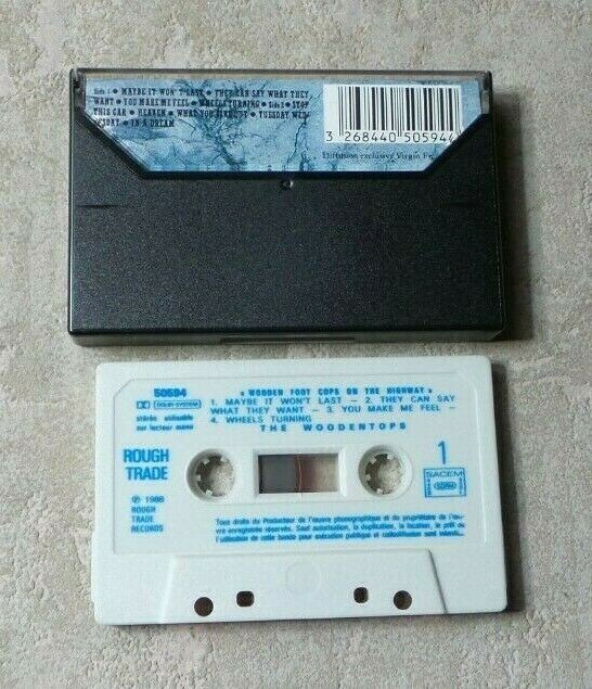 CASSETTE AUDIO K7 TAPE / THE WOODENTOPS "WOODEN FOOT COPS ON THE ...
