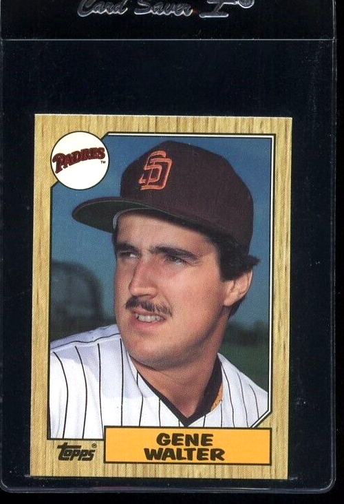 1987 TOPPS TIFFANY #248 GENE WALTER ROOKIE RC SAN DIEGO PADRES | eBay