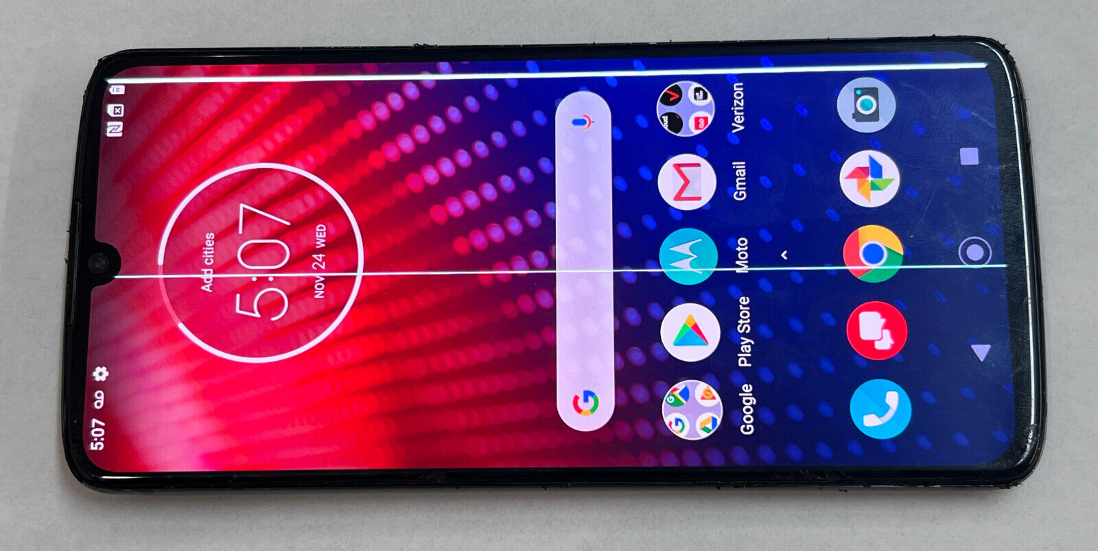 UNLOCKED Verizon Motorola Moto Z4 LTE XT1980 128GB Smart Phone / T ...