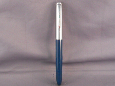 Wearever Vintage Pacemaker Blue with aluminum cap fountain pen--working ...