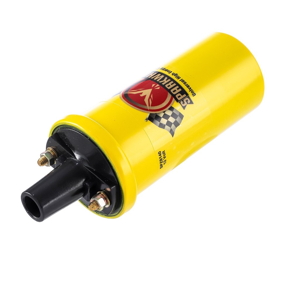 SPARKWHIZ Universal 12 Volt Flame Thrower Ignition Coil Oil Filled 42 ...