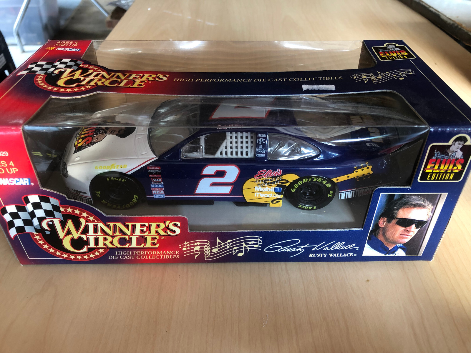 NEW in Box Winners Circle RUSTY WALLACE Elvis Edition 1:24 Diecast Car ...