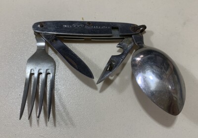OLD ORIGINAL SET POCKETKNIFE +FORK+SPOON-ALBANIA-GJIROKASTRA-COMMUNISM ...