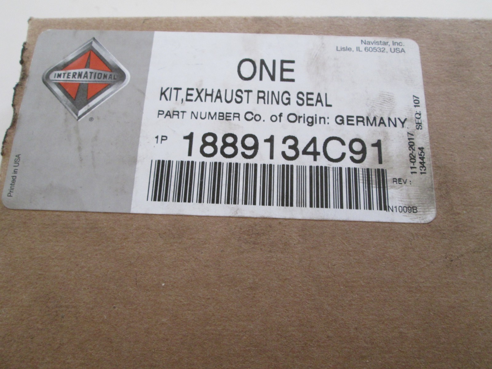 New International/ Navistar Exhaust Ring Seal Kit Part# 1889134C91 | eBay
