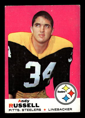 Andy Russell 1969 Topps #17 Pittsburgh Steelers GD-VG | eBay