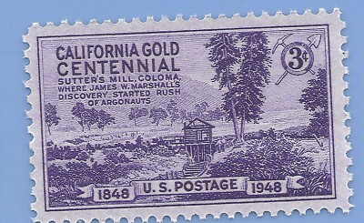 US Stamp 1948 California Gold Centennial 3 Cent Stamp MNH stamp | eBay