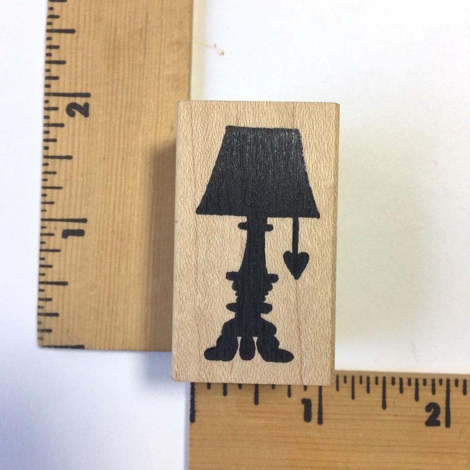 Savvy Rubber Stamp - Solid Lamp with Heart Pull 1079C - NEW | eBay