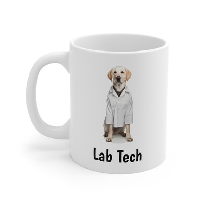 Lab Tech Dog Mug | eBay