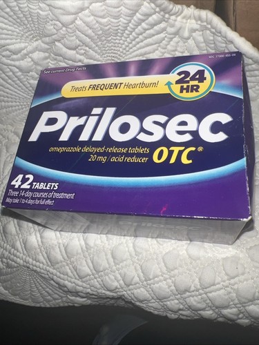 Prilosec OTC Omeprazole 20mg Tablets - 42ct (Pack of of1) - Exp 03/27 ...