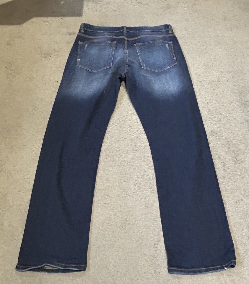 VERY Man - Men’s Straight Fit Jeans, Dark Blue, 34R | eBay UK