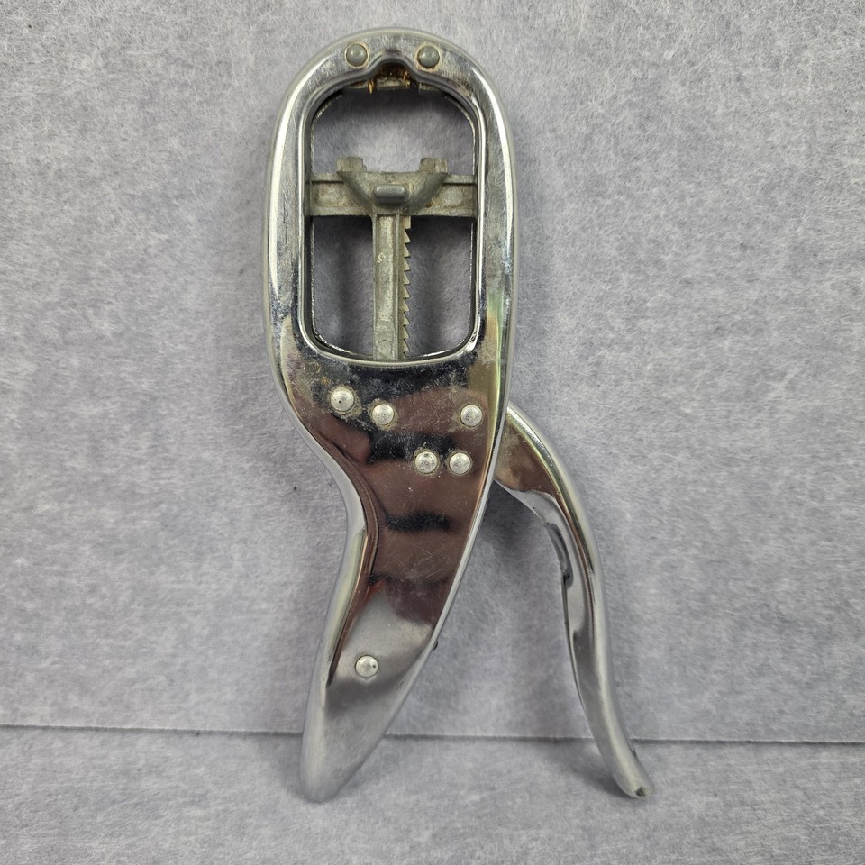 Vintage CRACKERJACK Metal Nut Cracker Made in England Retro Nutcracker ...