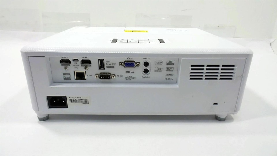 OPTOMA DAZHHZS 4K HDR Full 3D DLP Projector - Light Source: 20 Hours | eBay