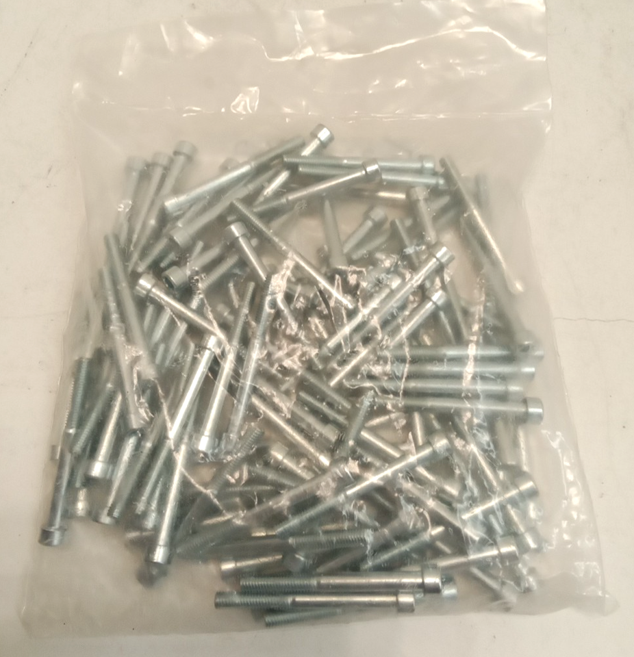 Grainger M07160.060.0060 Socket Head Cap Screw M6-1x60mm Lg Steel Zinc ...