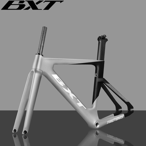 Full Carbon Fiber Track Frame BSA Road Bike Frame 700c Rigid Fixed Gear ...