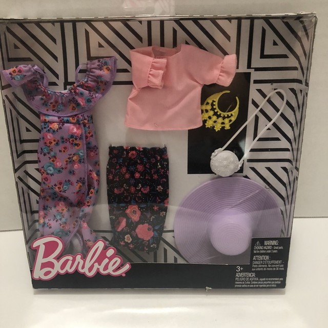 Barbie Ruffles and Floral Fashion 2 Pack Fkt42 for sale online | eBay