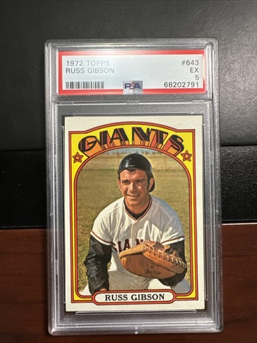 1972 Topps - Russ Gibson #643 for sale online | eBay