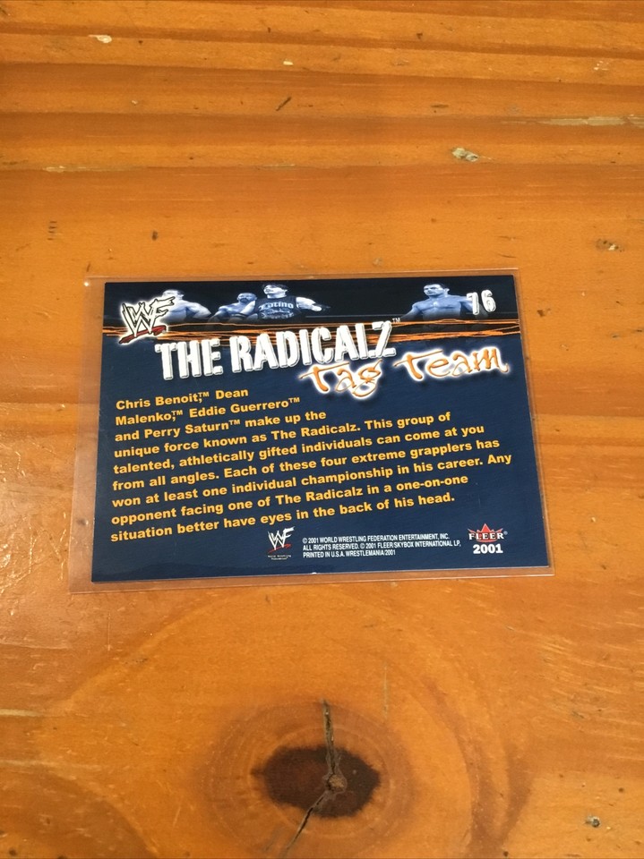 2001 Fleer WWF The Radicalz Wrestlemania Gold Card 76 Eddie Guerrero | eBay