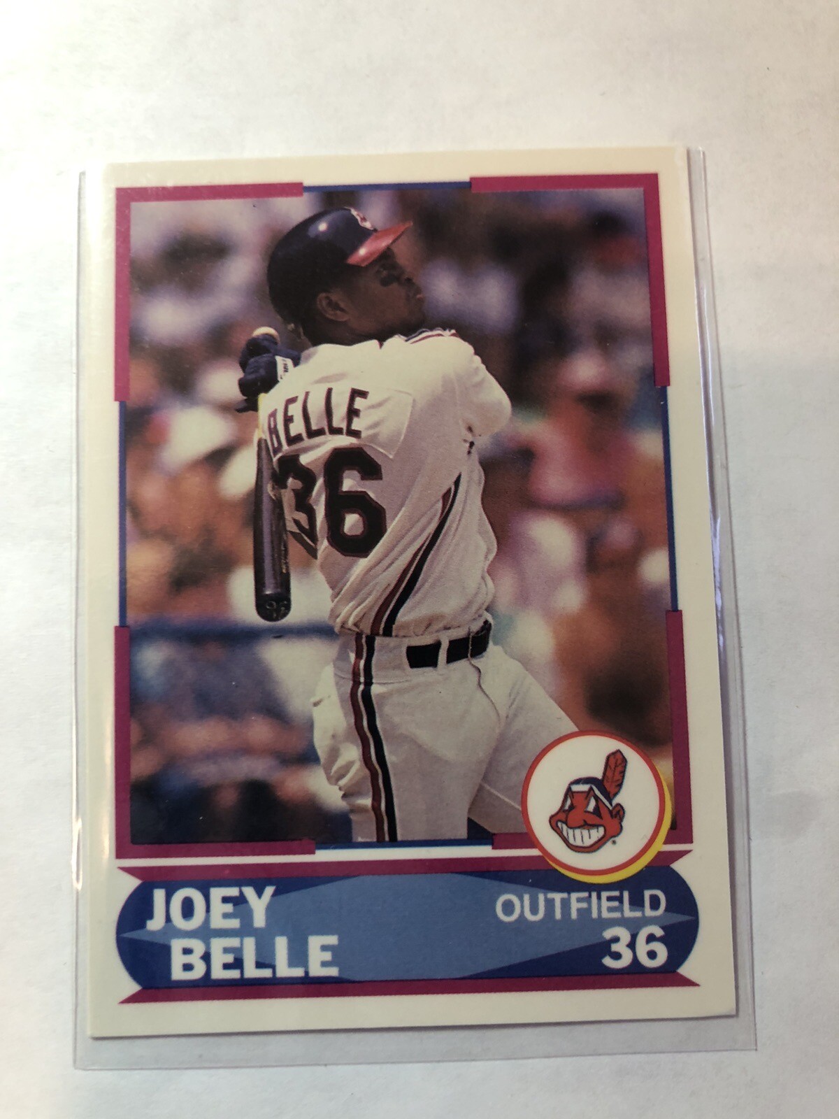 1990 SCORE #3 (Young Superstar) Joey Belle Cleveland Indians NEAR MINT ...