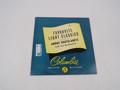 Favourite Light Classics Andre Kostelanetz And His Orchestra Vinyl ...