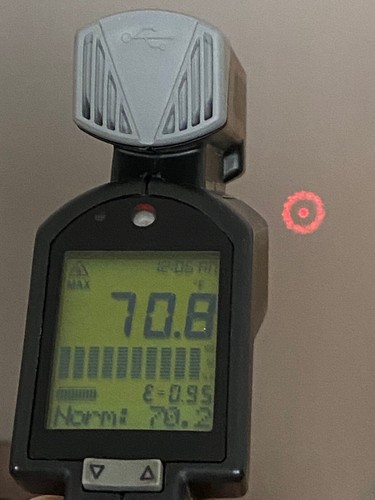 RAYTEK * MODEL RAYMX6DK * PROTEMP MX * LASER PHOTOGRAPHIC INFRARED ...