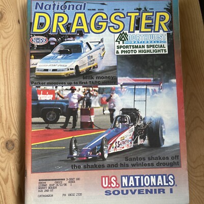NATIONAL DRAGSTER MAGAZINE, Drag Racing Weekly, 1995 August Aug 25 | eBay
