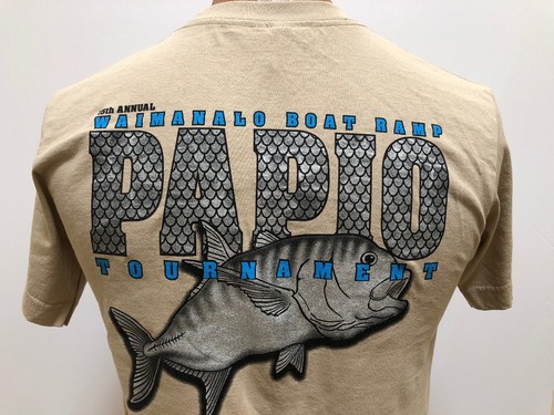 Waimanalo Hawaii Papio Fishing Tournament Boat Hawaiian Fish S Small T ...